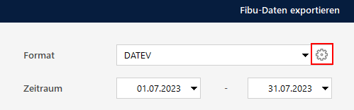 FiBu-Export / Datev-Export Schnittstelle