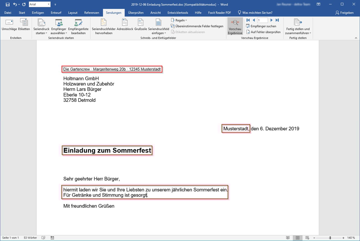 Sehr Geehrter Herr Oder Herrn | Education Suisse