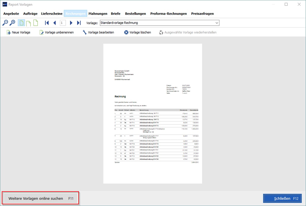Vorlagen Online: Das kostenlose Vorlagenportal